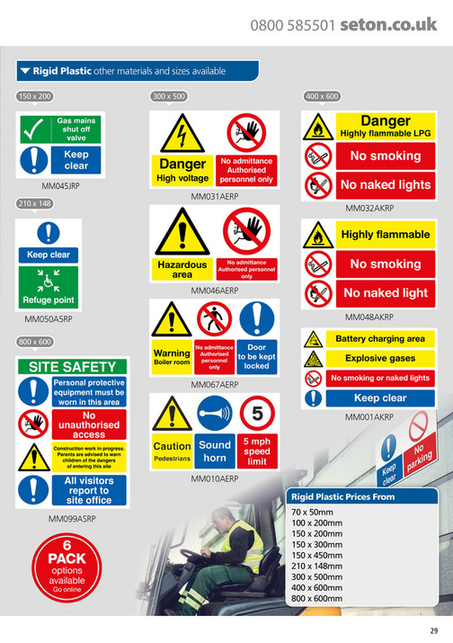 Seton UK Safety Signs Digital Catalogue - Page 28-29